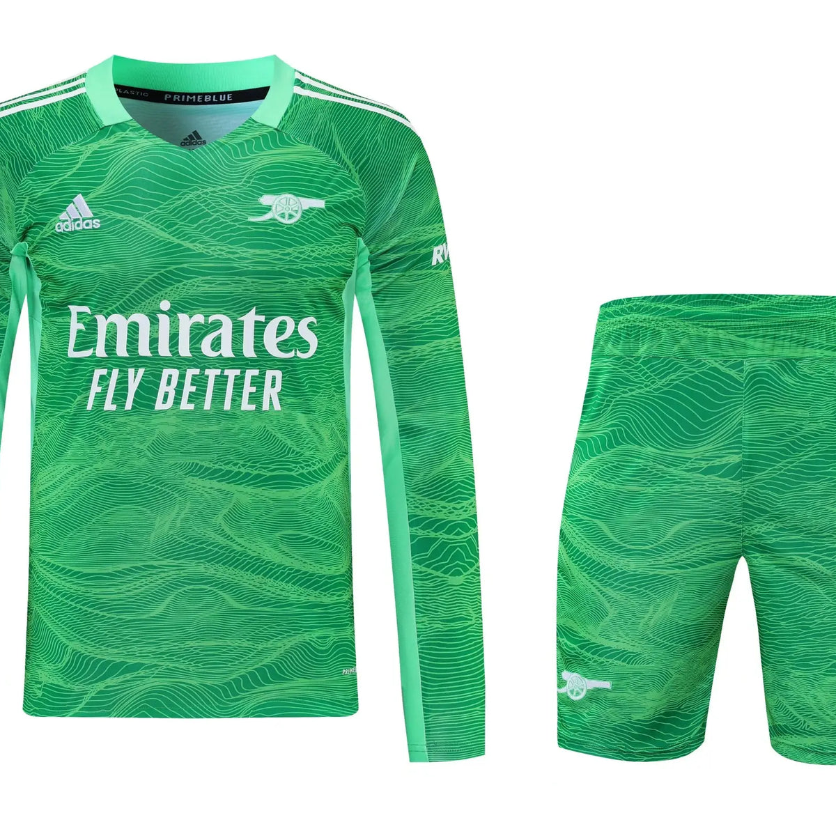 Arsenal FC 21/22 Home Goalkeeper Kit Long sleeves - Football DXB